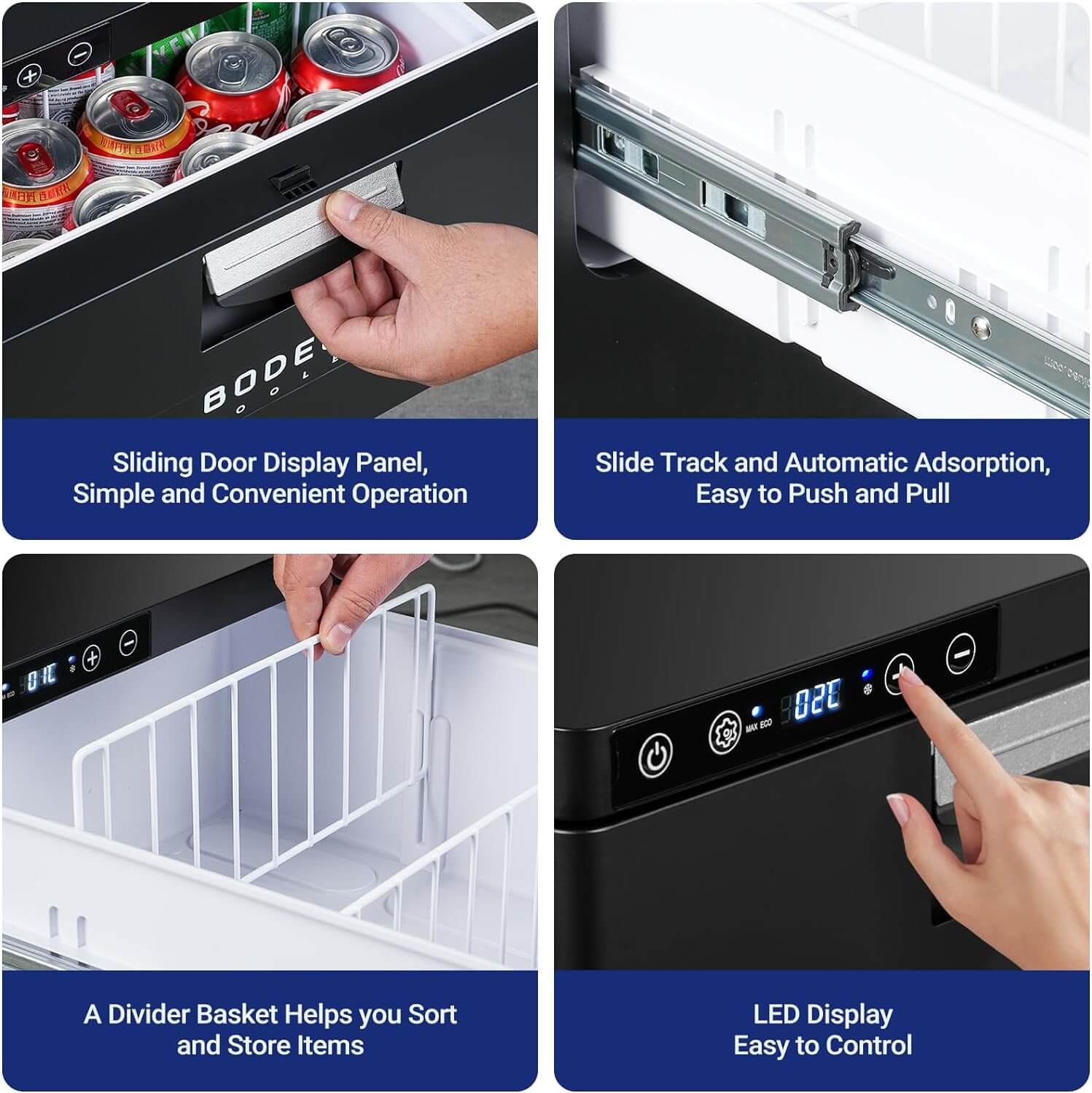 Bodegacooler Car Drawer Refrigerator 32.8QT