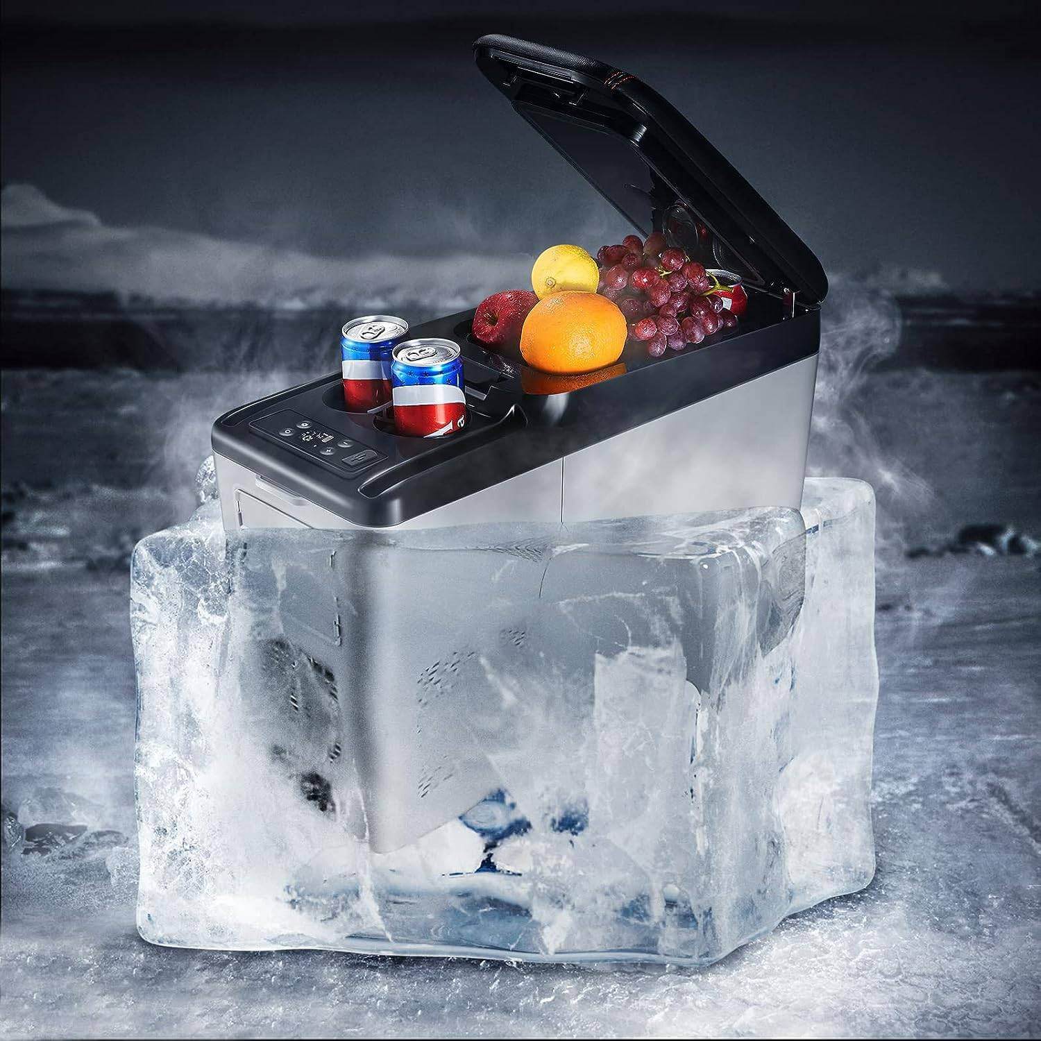 BODEGA Mini Car Refrigerator 9Qt/8L for Vehicle Camping Travel and Party