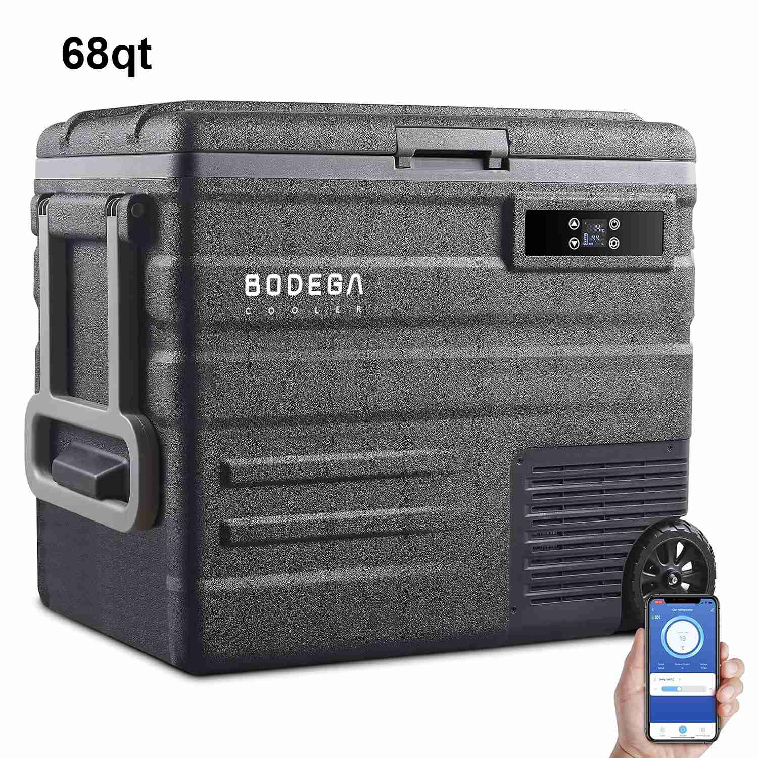 Bodegacooler 12 Volt Portable Refrigerator 80Qt/75L with Wifi