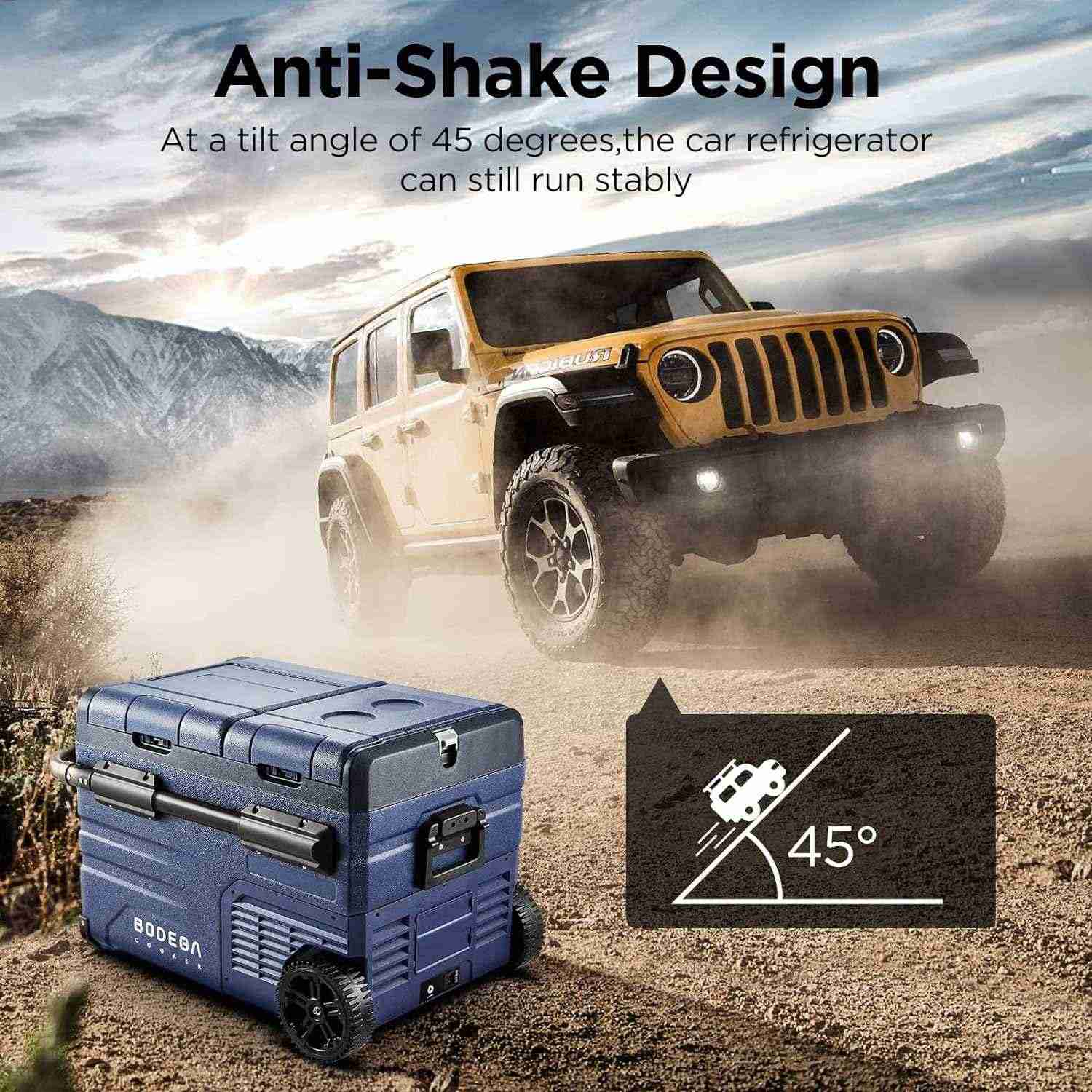 BODEGAcooler Car Fridge Dual Door 37/48/59QT