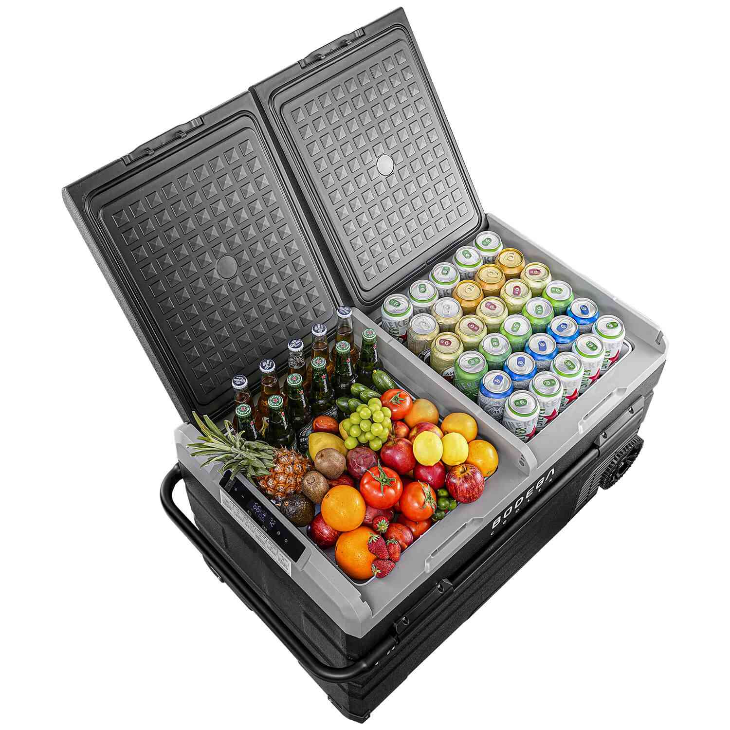 BODEGACOOLER Pro Dual-Zone Portable Refrigerator | 12V/24V Compressor